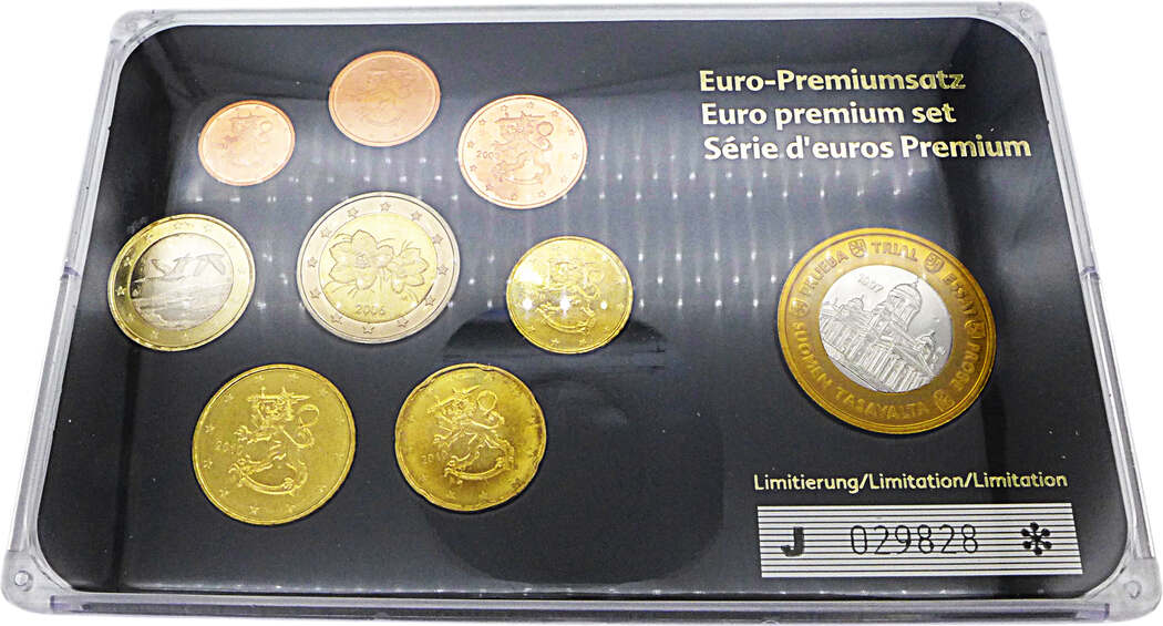 3.88 Euro + 1 Specimen 2002-2010 Euro-Premiumsatz - Finnland - Finnland ...