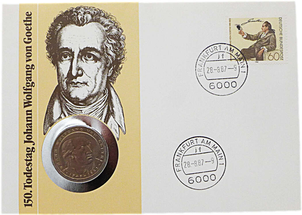 Bundesrepublik Deutschland / BRD 5 Deutsche Mark 1982 D 150. Todestag ...
