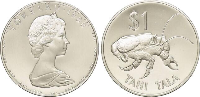 Tokelau, 1 Tala 1980, Kokoskrabbe, PP | MA-Shops