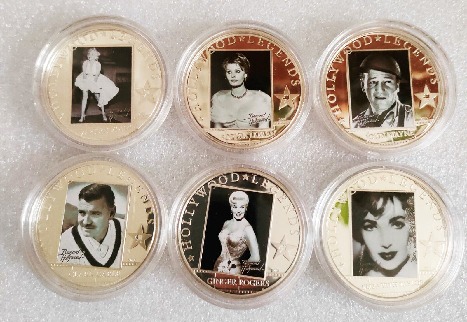 World Coins Cook 2010 - 2011 Hollywood Legends Marilyn Monroe John ...