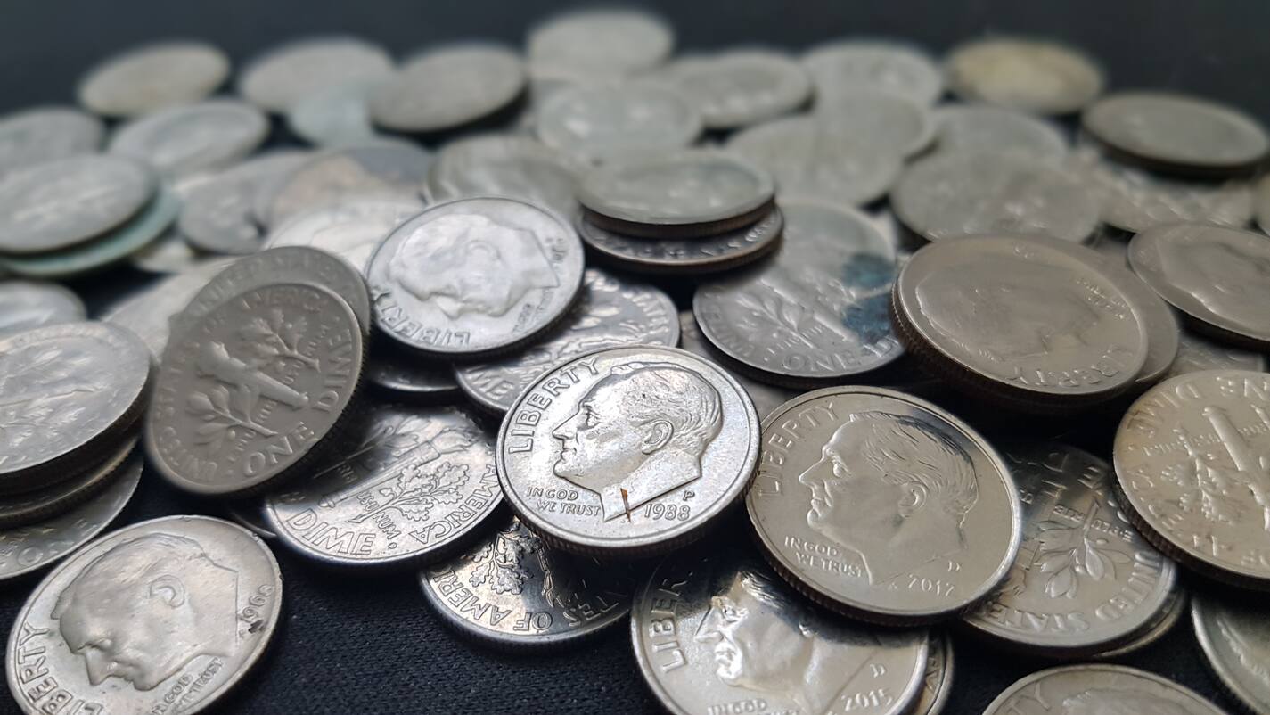 USA Lot 100x One Dime ss-vz | MA-Shops