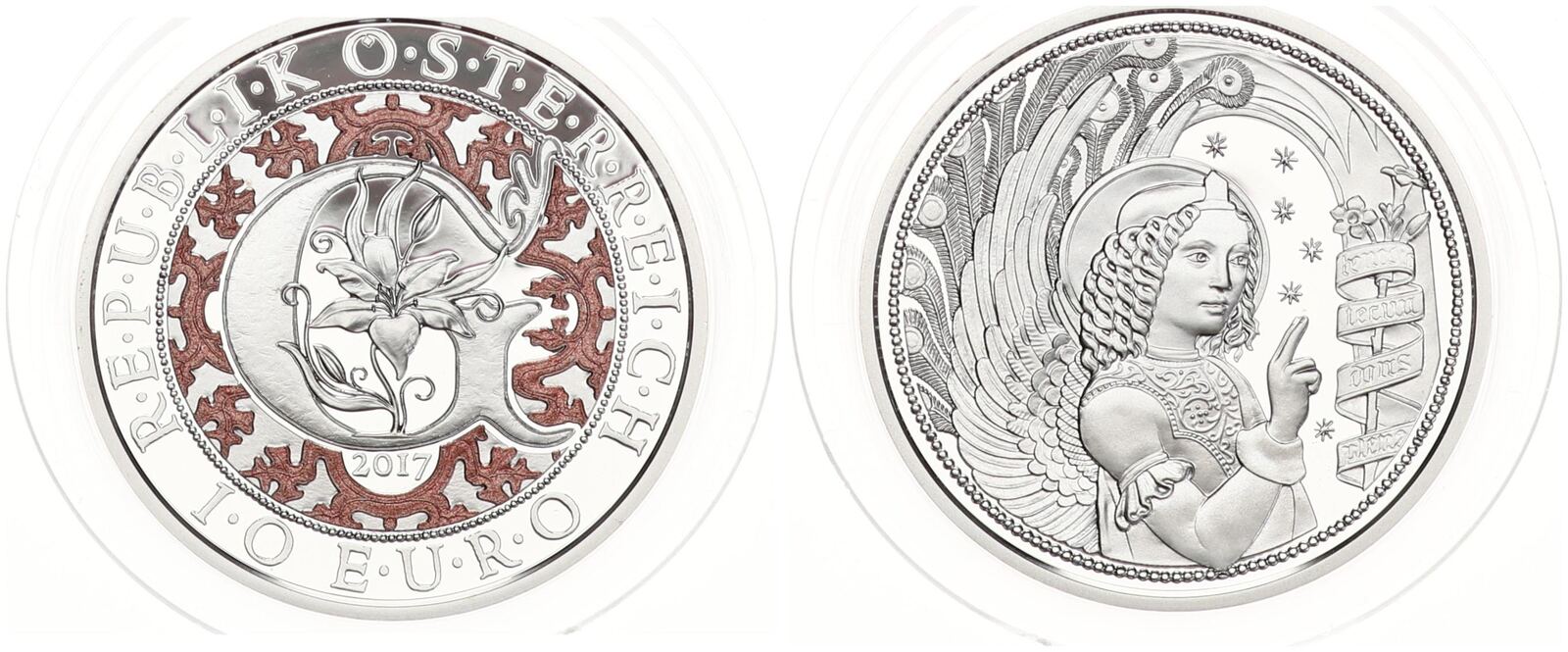 Österreich 10 Euro 2017 10 € Himmlische Boten - Gabriel der ...