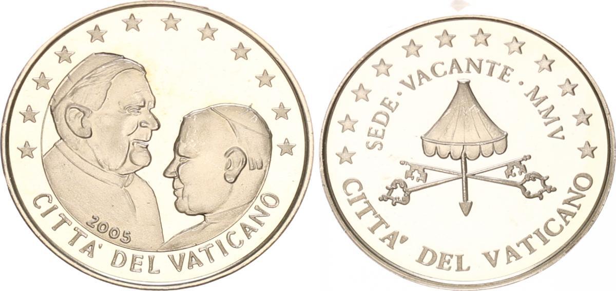 Vatikan Medaille Sede vacante 2005 2005 Sede Vacante PP | MA-Shops