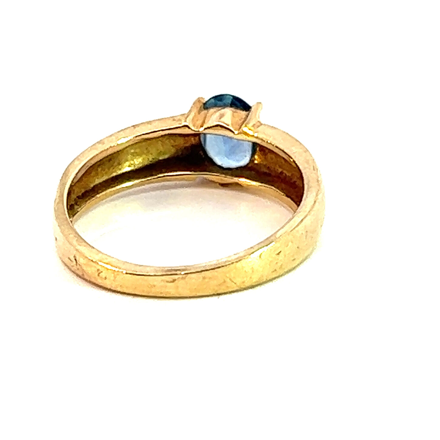 375 Gold 375 Ring, mit Tansanit, Ringgröße 53-54 Sehr gut sehe Fotos ...