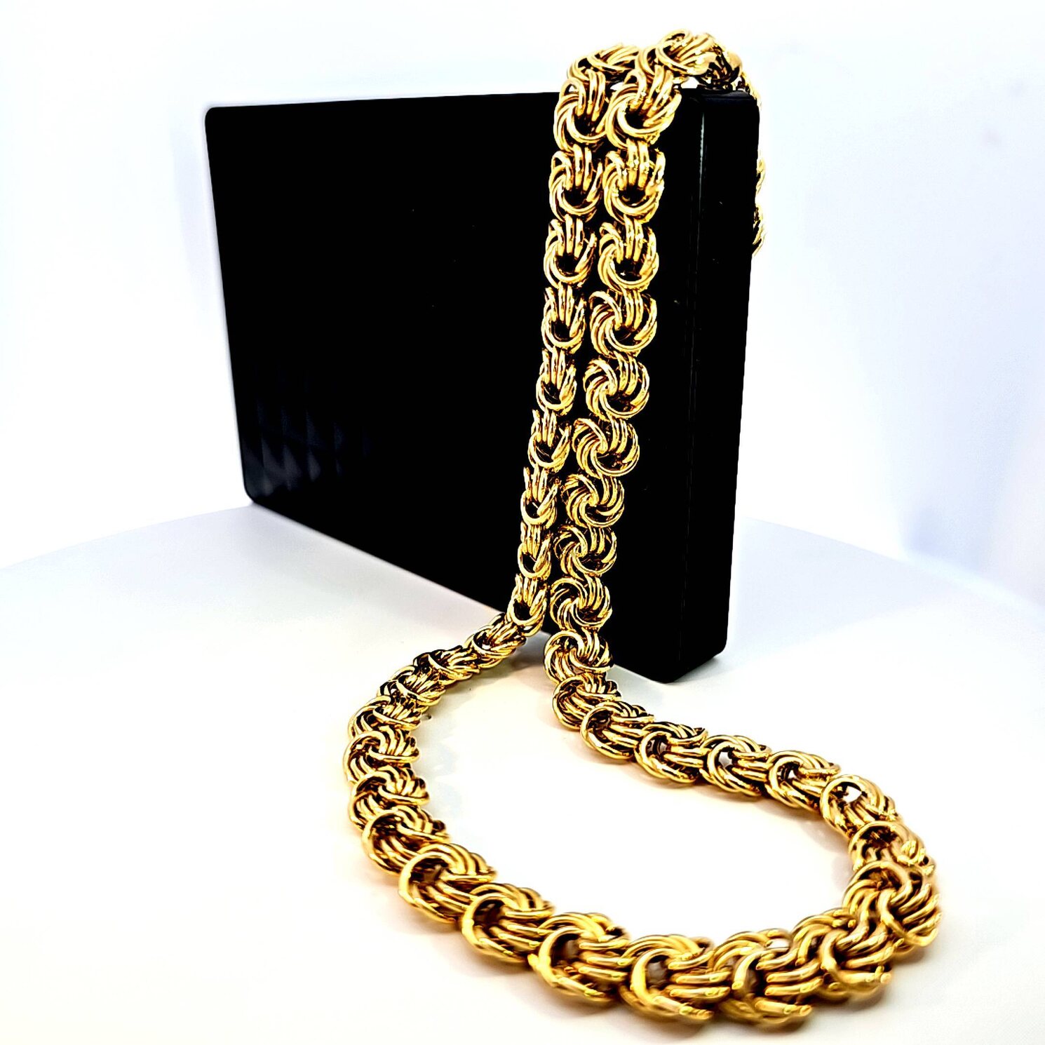 333 Gold Kette 16,37g ca.42cm lang (Massive) Sehr gut, siehe Fotos und ...