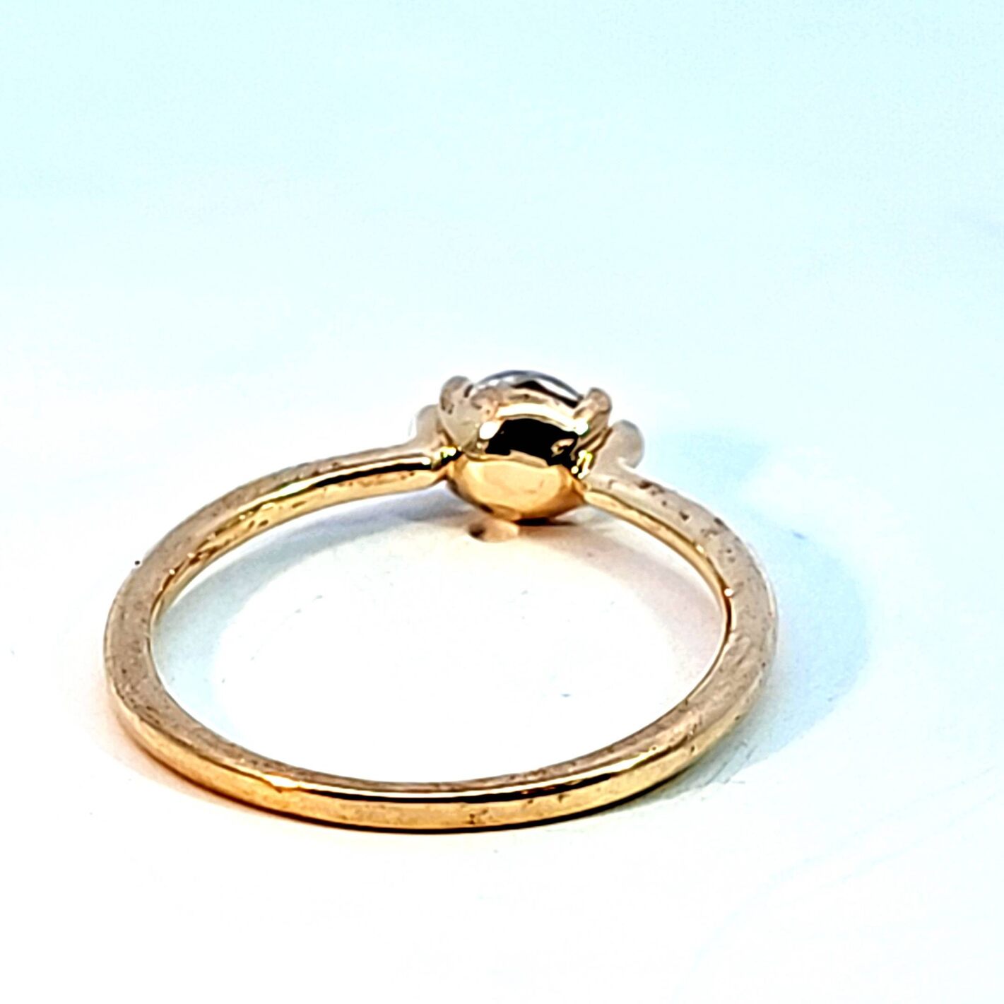 375 Gold Ring mit Diamant(0,35 Karat), Ringgröße 53 Sehr gut, siehe ...
