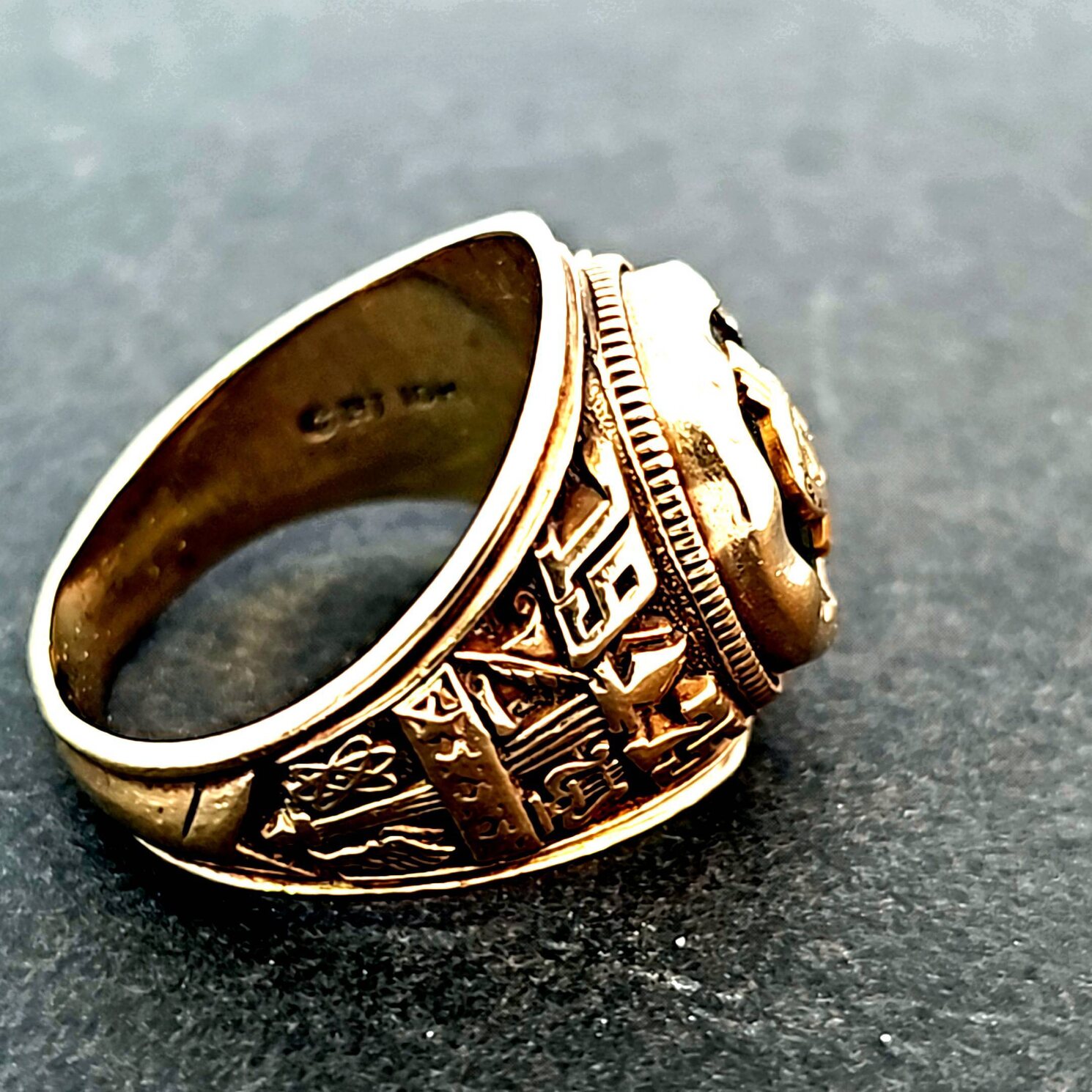 375 Gold Collage Ring, 10K Gold, Ringgröße 62, 13,48g Sehr gut sehe ...