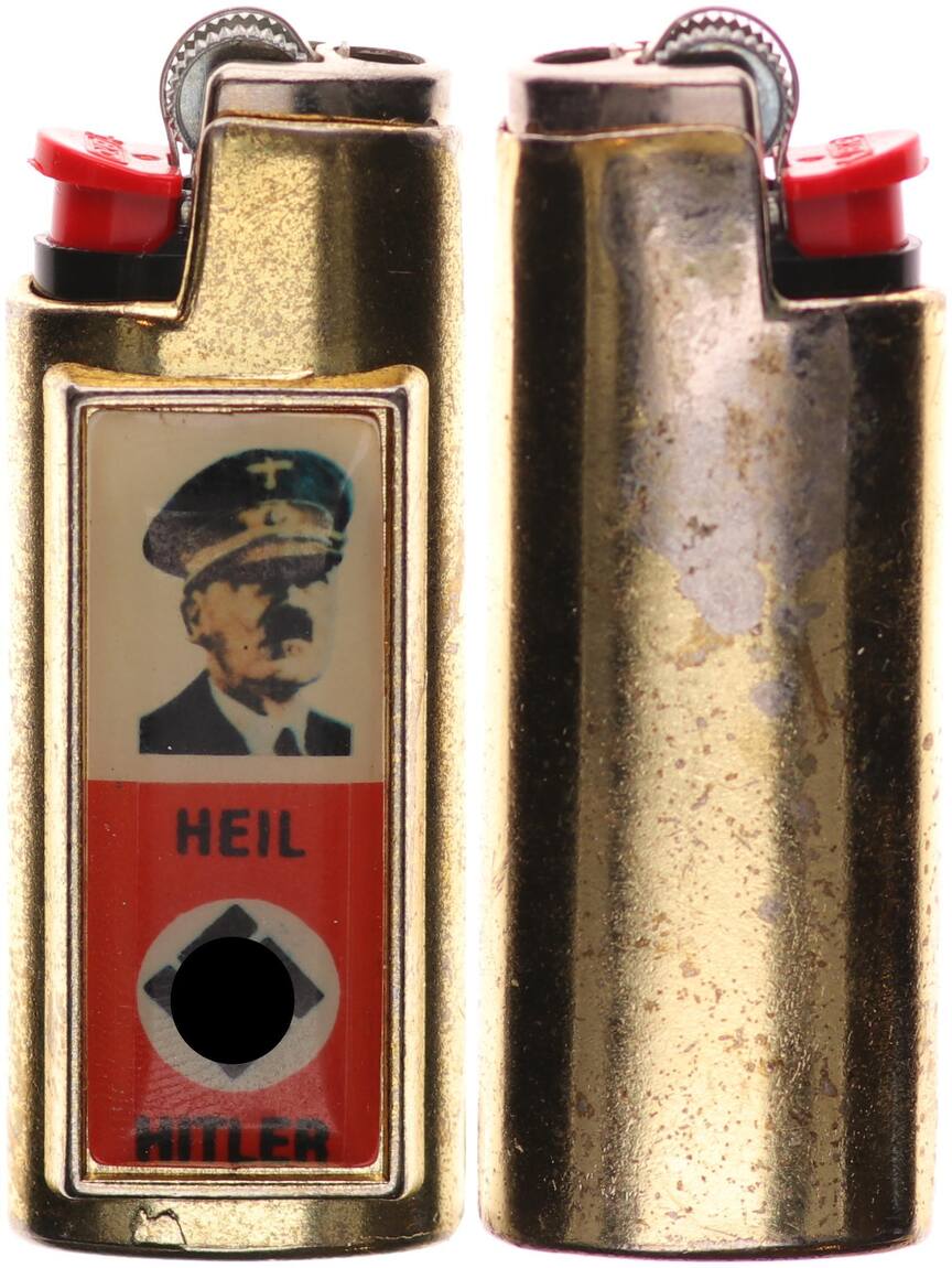 3. Reich Heil H. Feuerzeug guter Zustand, Sammleranfertigung | MA-Shops