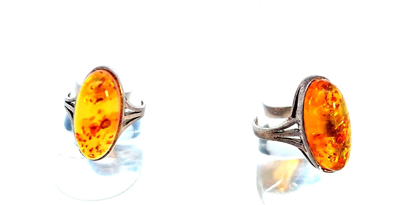 925 Silber Bernstein Ring, 4,02g, 57 Ringgröße sehr guter Zustand ...