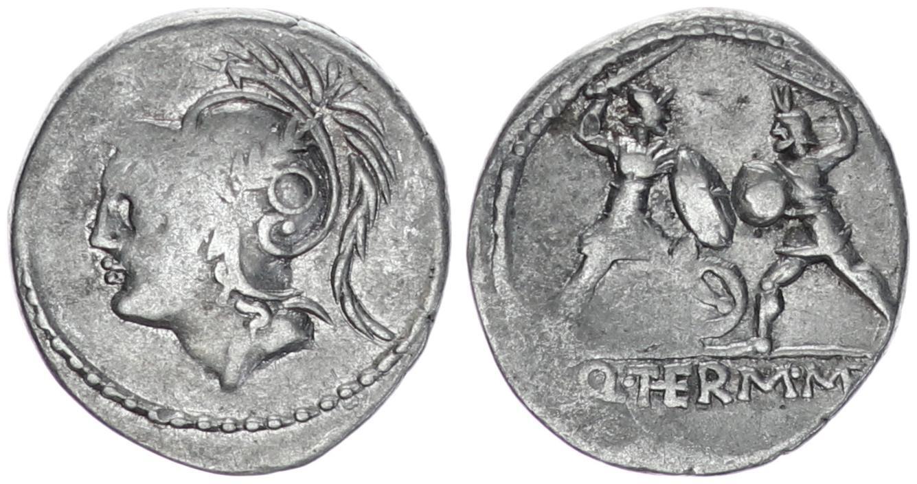 Antike - Römische Republik Denar 103 BC Q. Minucius Thermus M. f. - Rom ...