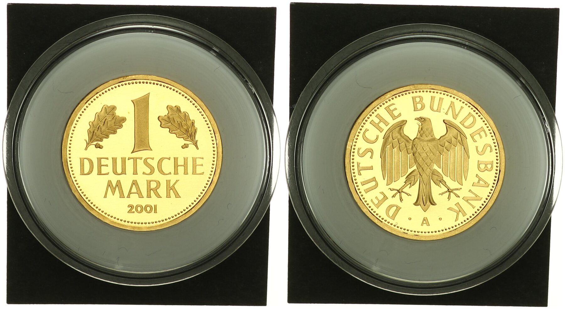 Deutschland - BRD 1 Goldmark 2001 A 1 DM Gold - Berlin - 999,9/1.000er ...