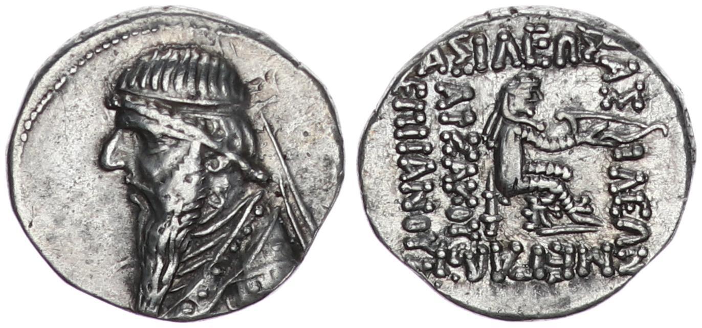 Parther 123 - 88 BC Parthien - Antikes Griechenland - Drachme ...