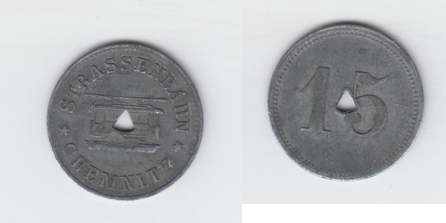 Deutschland / Chemnitz 15 Pfennig Strassenbahnen Chemnitz ss-vz | MA-Shops