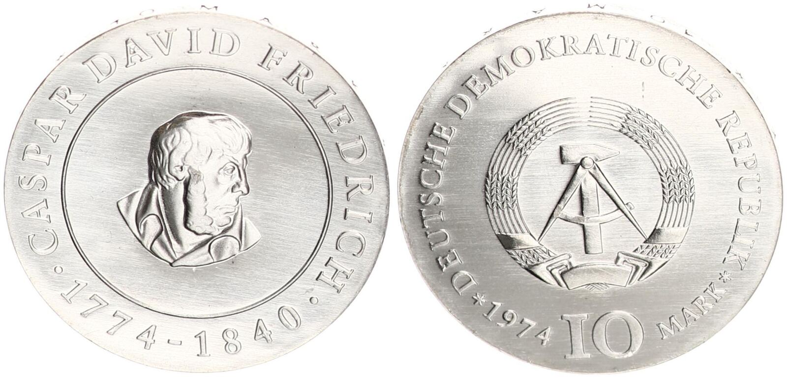 DDR 10 Mark 1974 Caspar David Friedrich prfr.-St. | MA-Shops
