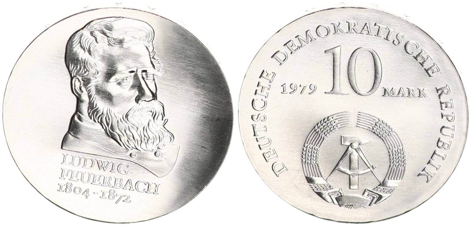 DDR 10 Mark 1979 Ludwig Feuerbach prfr.-St. | MA-Shops