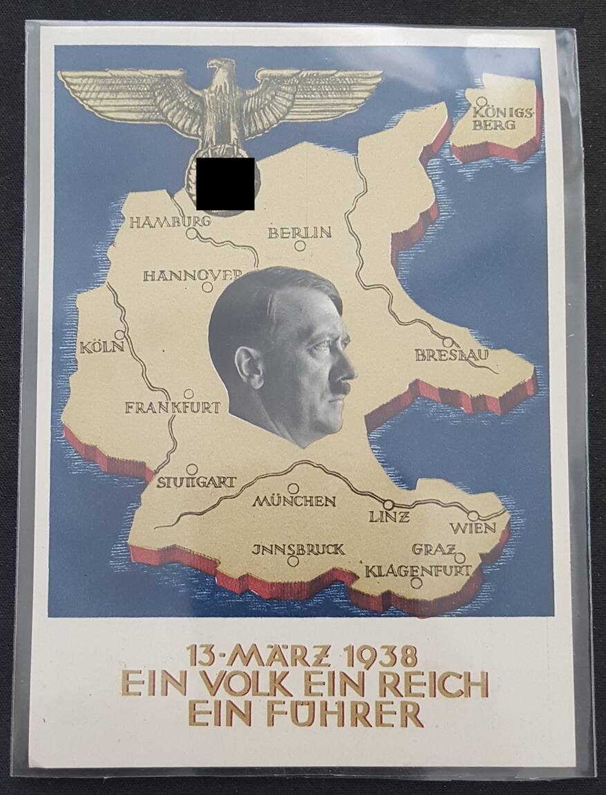 3. Reich Postkarte Ein Volk ein Reich ein Führer guter Zustand | MA-Shops