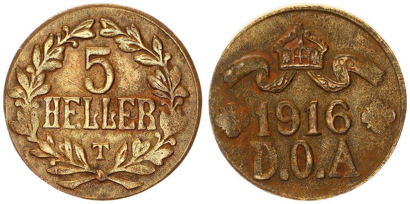 Kolonien Deutsch-Ostafrika 5 Heller 1916T DOA J.723 ss-vz | MA-Shops