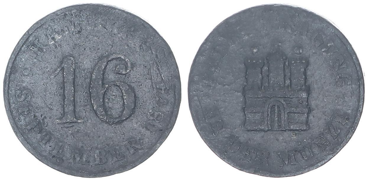 Kaiserreich 10 Pfennig 1874 Probe in 10 Pf. Größe zur Eröffnung der ...