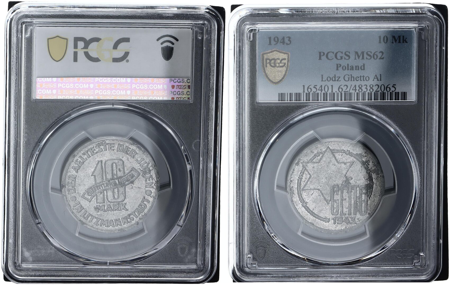 Poland 10 Mark 1943 Getto Litzmannstadt MS62 | MA-Shops