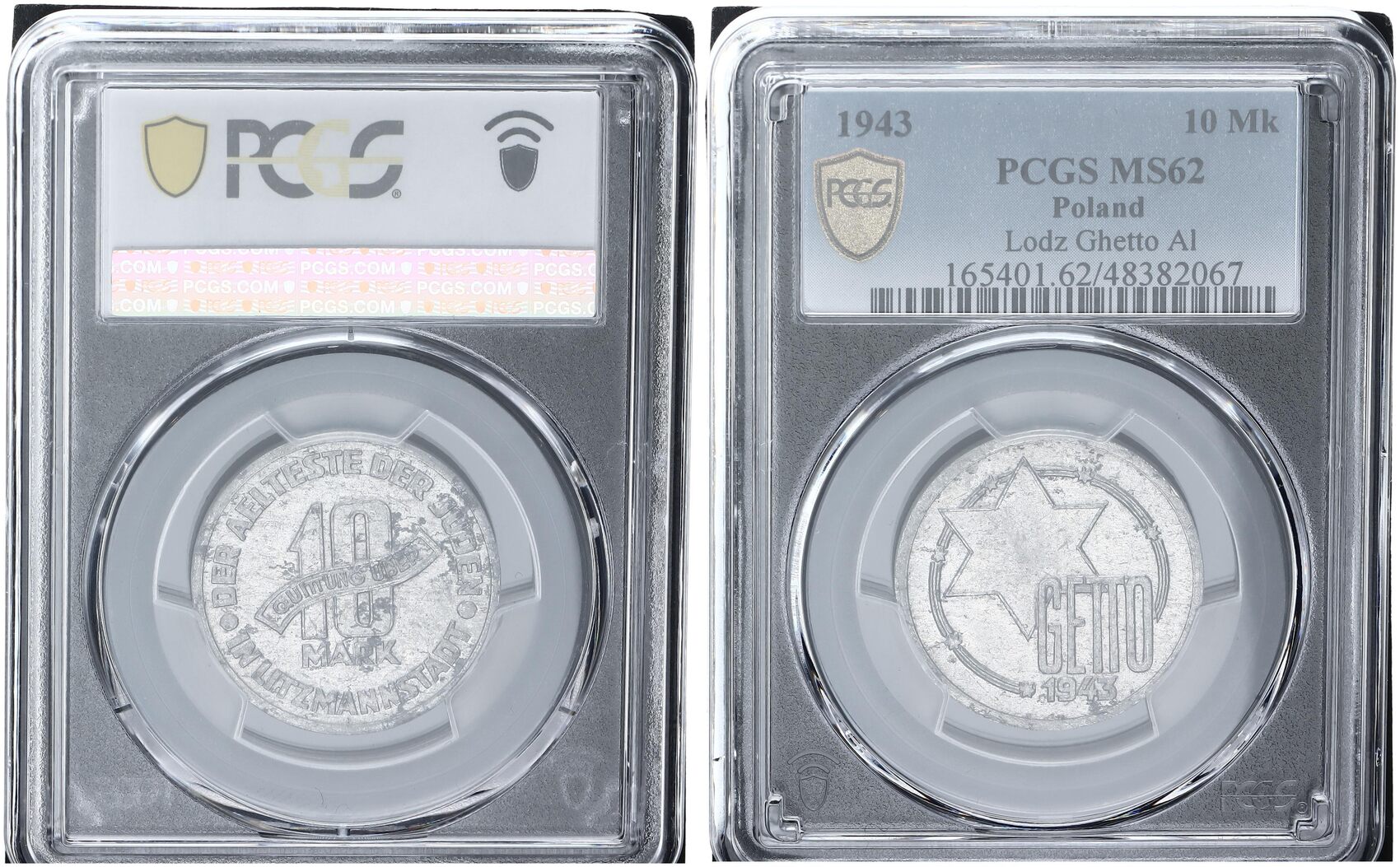 Poland 10 Mark 1943 Getto Litzmannstadt MS62 | MA-Shops