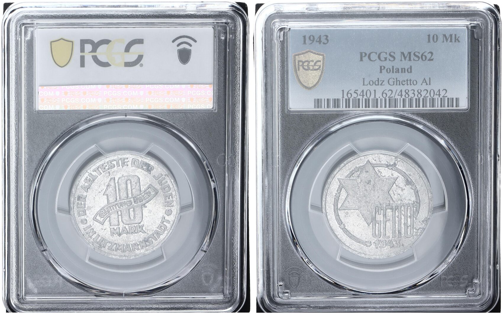 Poland 10 Mark 1943 Getto Litzmannstadt MS62 | MA-Shops