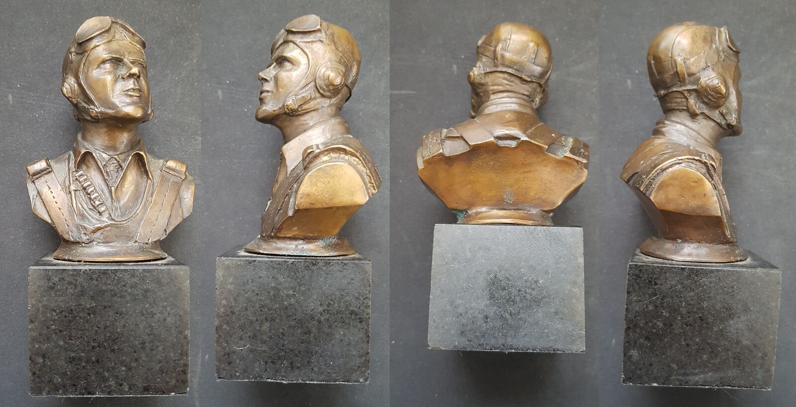 3. Reich Skulptur 1939-45 Hans-Ulrich Rudel Stuka Pilot guter Zustand ...