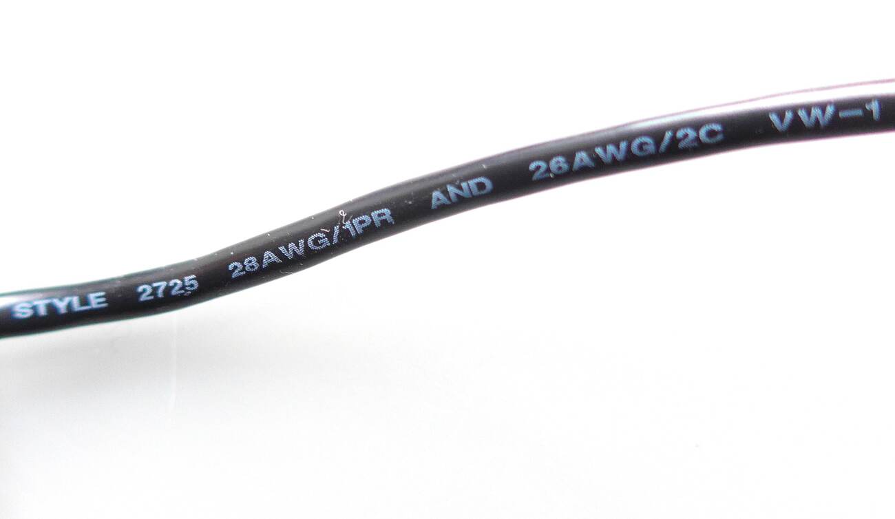 Deutschland unbek. Herst.jahr Verbindungs-Kabel a]: 28AWG/1PR & 26AWG ...