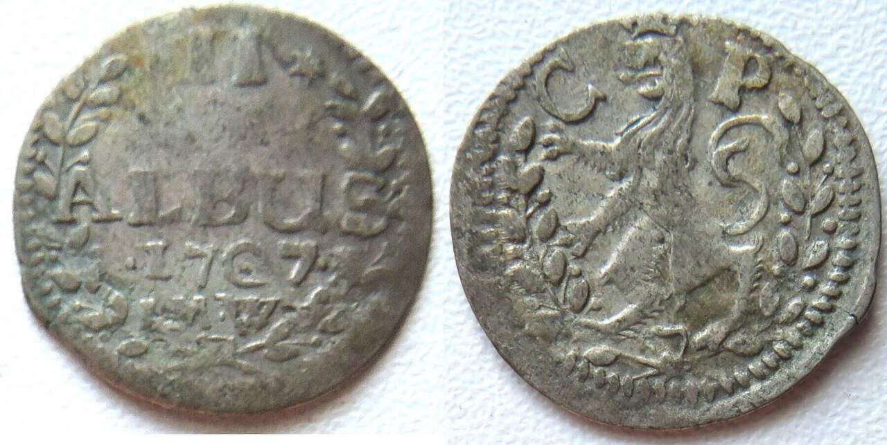 Pfalz-Kurlinie 2 Albus 1707 IMW Johann Wilhelm (1690-1716) sehr schön ...