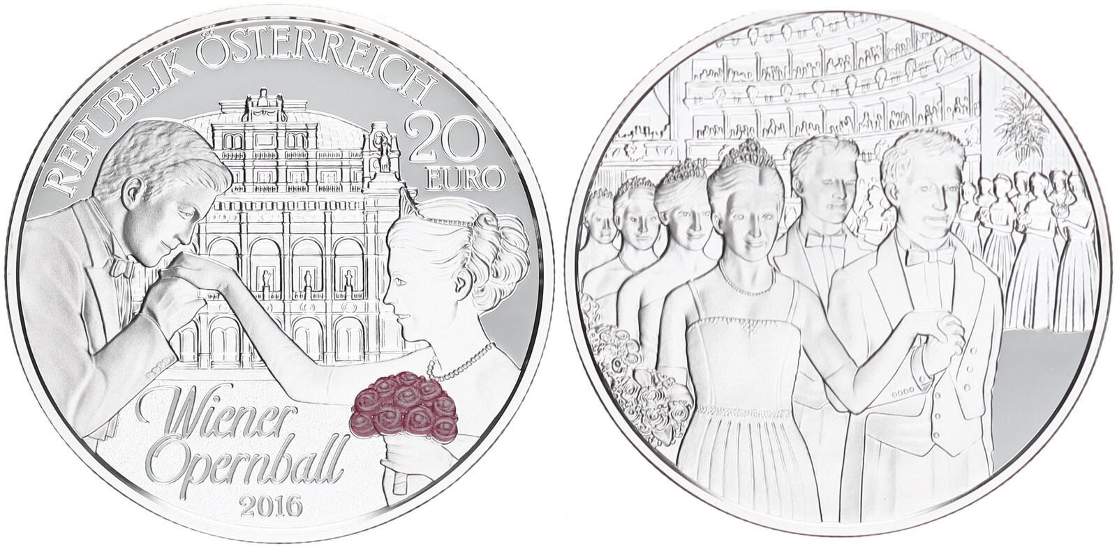 Österreich 20 Euro 2016 Wiener Opernball PP | MA-Shops