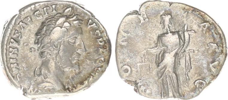 Antike - Römische Kaiserzeit Denar Rom - Römisches Reich - Antoninus Pius (138-161) ss+ | MA-Shops