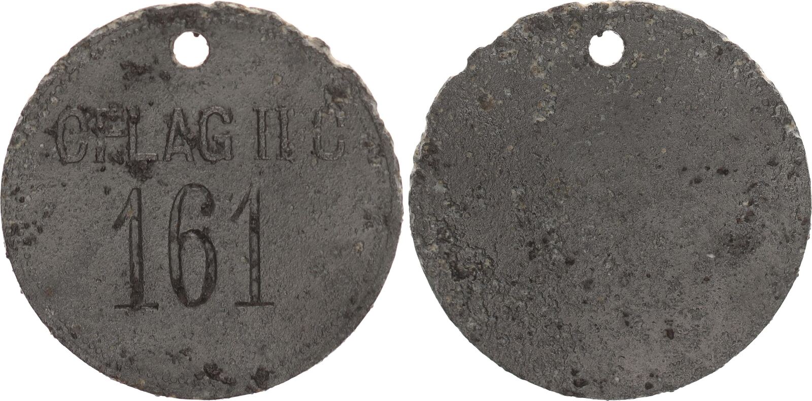 3. Reich Wertmarke Gefangenenlager Oflag II C s-ss, Fundexemplar | MA-Shops