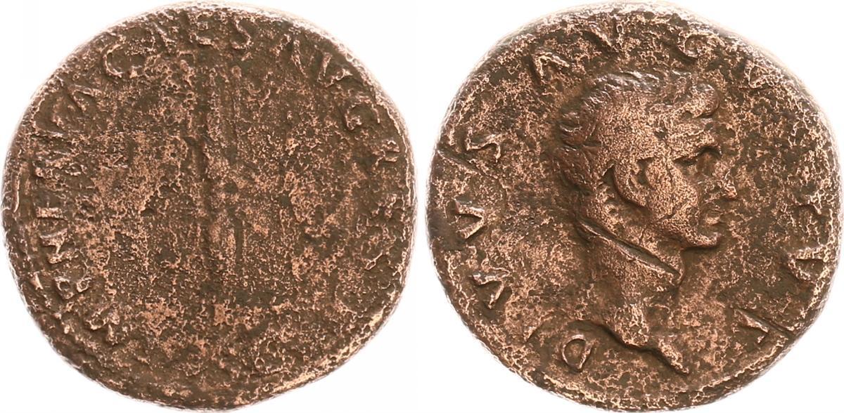 Antike / Römische Kaiserzeit / Augustus Augustus As DIVUS AUGUSTUS ...