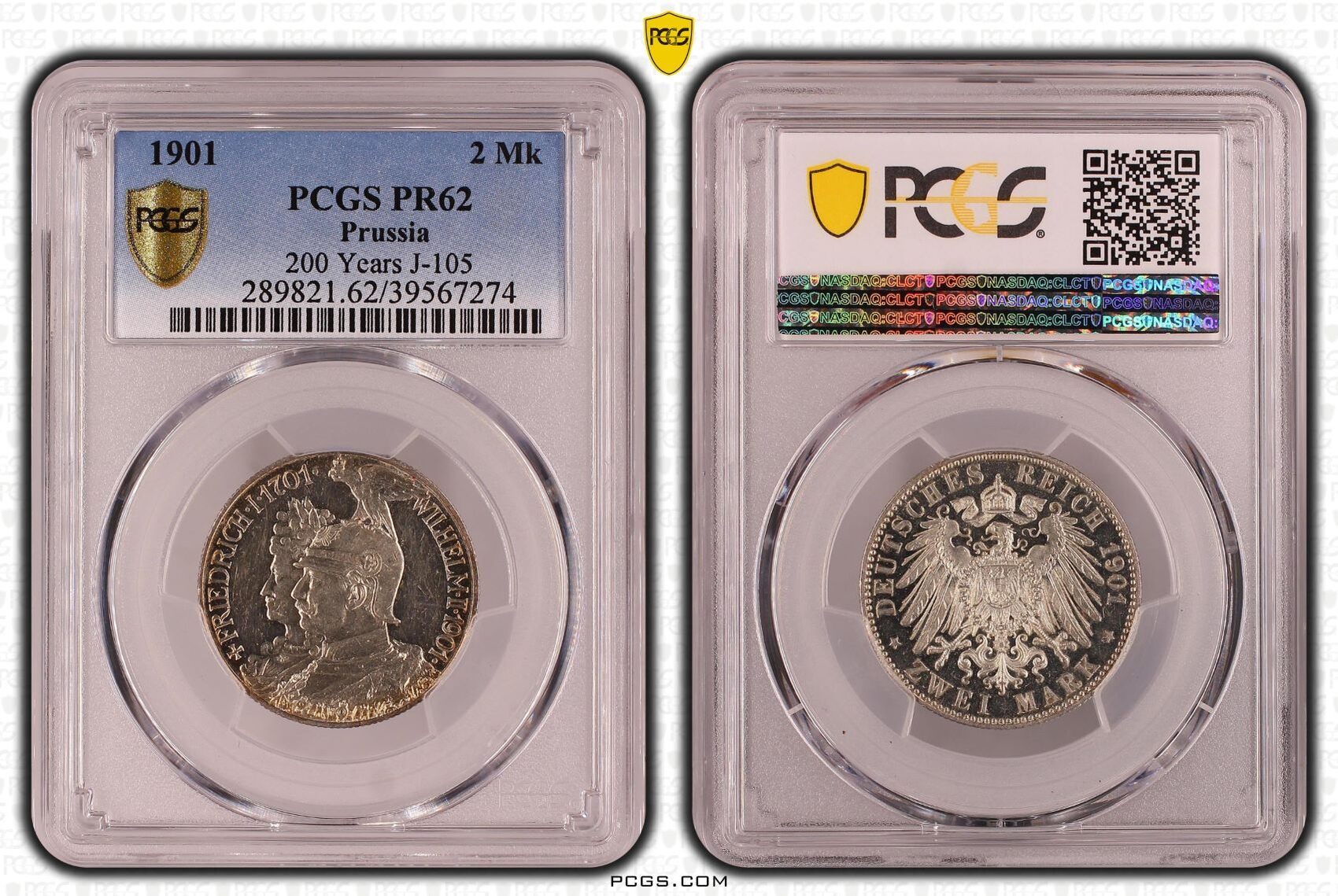 Prussia - Preussen - Deutsches Kaiserreich Preussen 2 Mark 1901 A - 200 ...