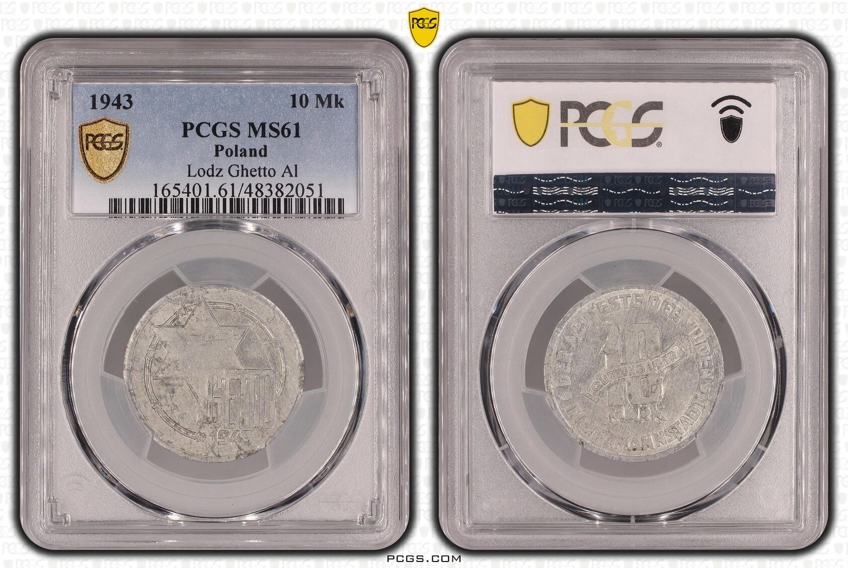 Poland 10 Mark 1943 Getto Litzmannstadt MS61 | MA-Shops