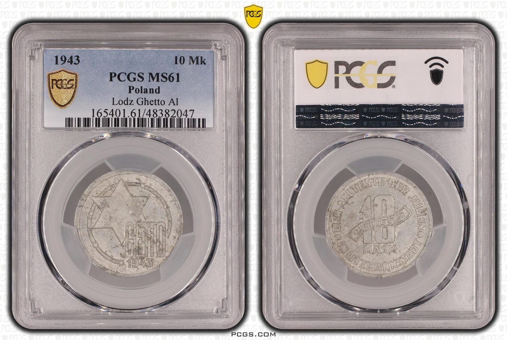 Poland 10 Mark 1943 Getto Litzmannstadt MS61 | MA-Shops