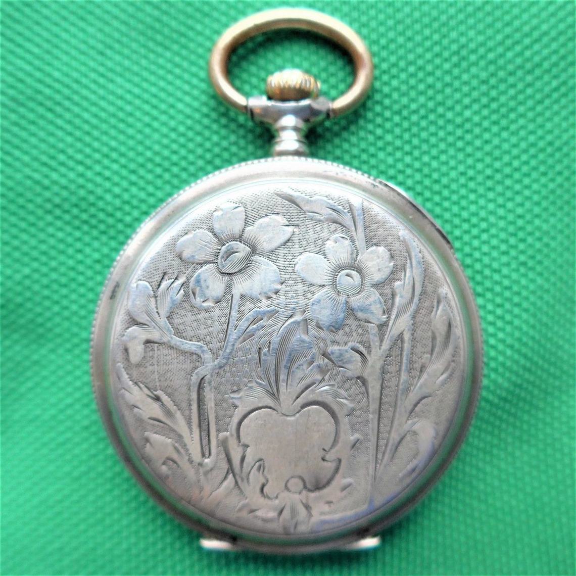 Schweiz ca.1940, HERREN TASCHENUHR, KADIX, 15 Jewels, Antichoc, gute ...