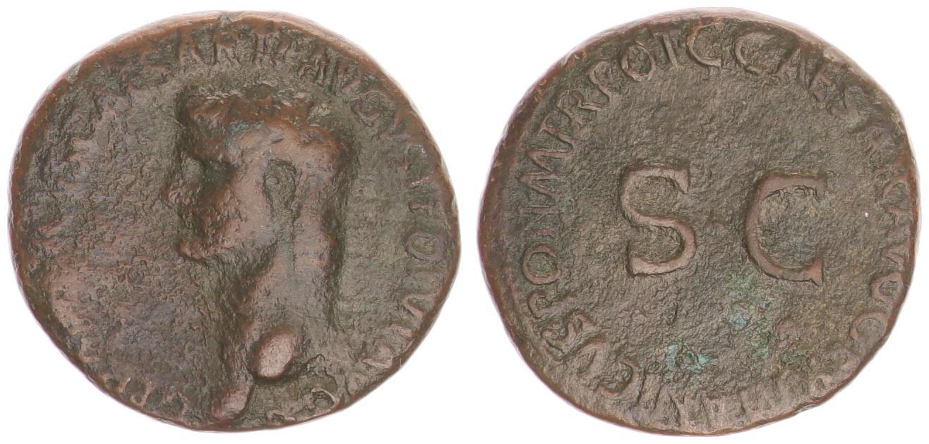 Antike / Römische Kaiserzeit As 15v.-19 n.Chr. Germanicus SC C CAESAR ...