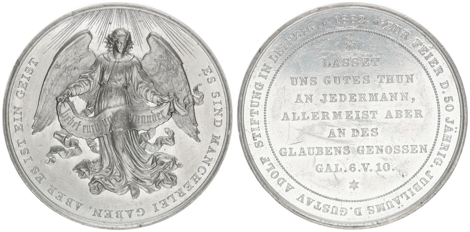 Sachsen / Leipzig / Schweden Medaille Gustav Adolf Stiftung ...