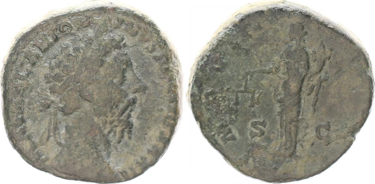 Antike / Römische Kaiserzeit Sesterz 161-180 Marcus Aurelius RV ...