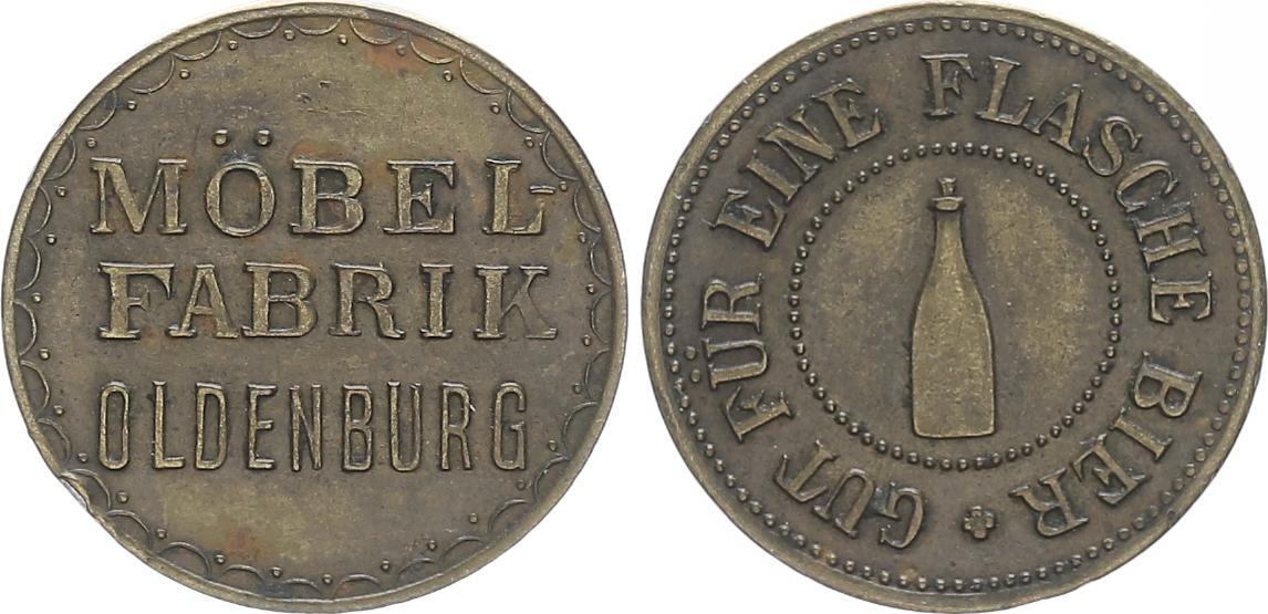 1920 Wertmarke der Möbelfabrik Oldenburg ss-vz | MA-Shops