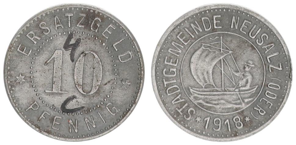 1918 Neusalz 10 Pfennig ss/vz | MA-Shops