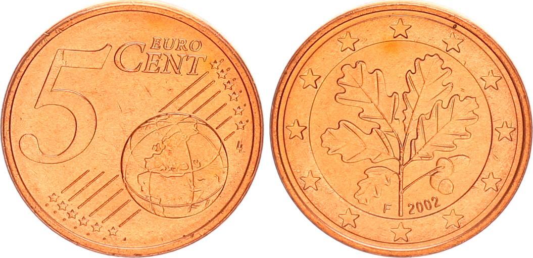 Fehlpragung 5 Cent 2002