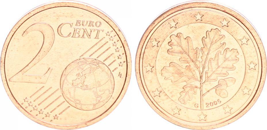 Deutschland 2 Cent 2005 G prägefrisch | MA-Shops