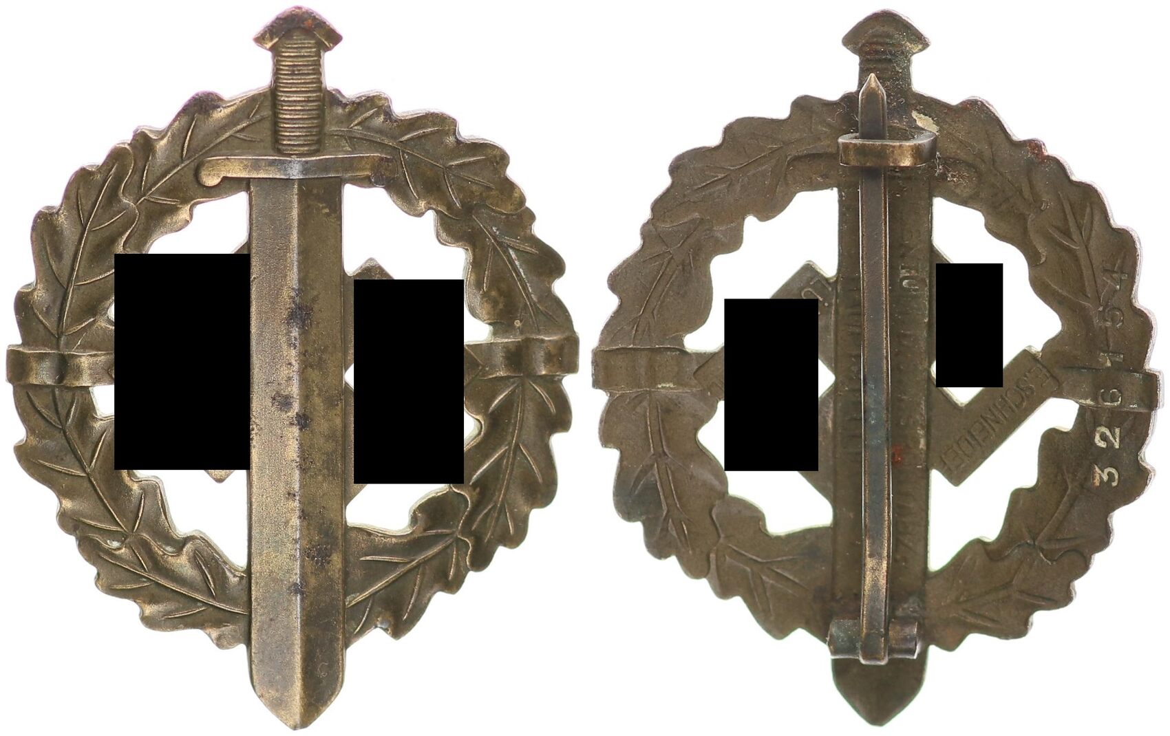 3. Reich/ SA SA- Sportabzeichen 1935 3. Reich Bronze SA-Sportabzeichen ...