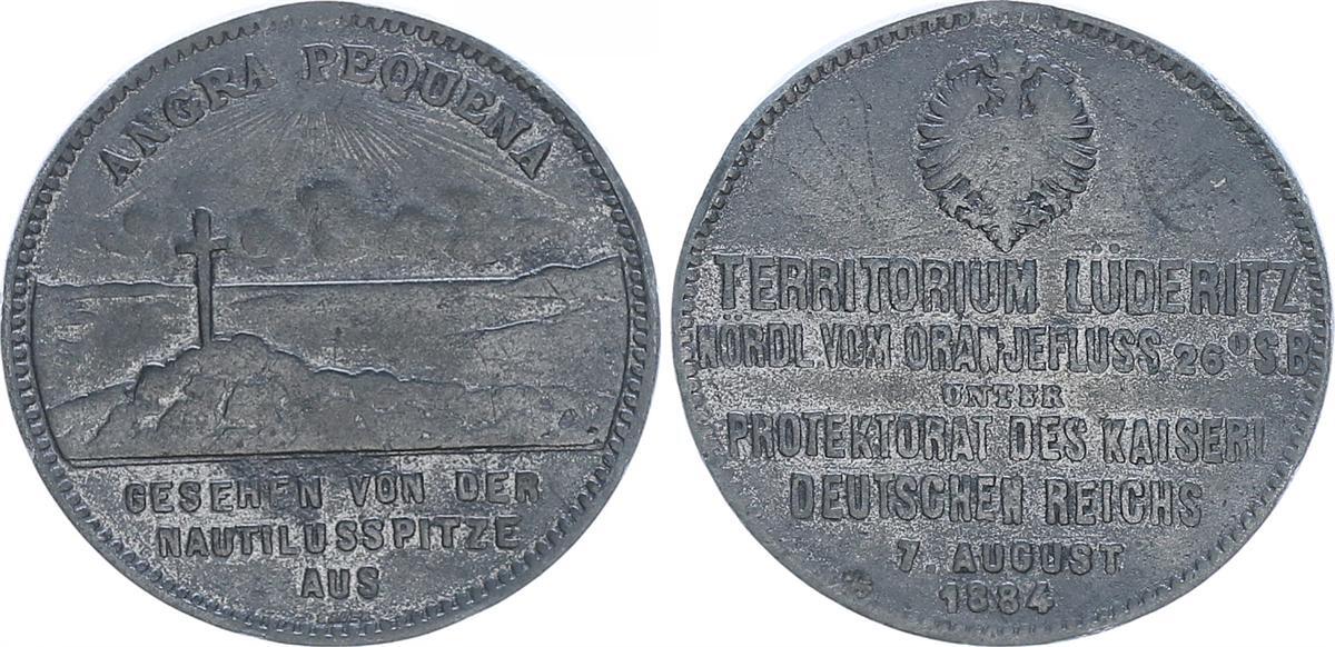 Deutsches Kaiserreich - Kolonien - Lüderitzbucht Medaille Lüderitzbucht ...