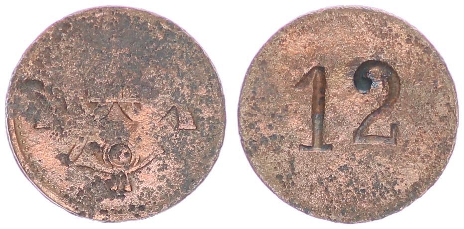 Kolonien / Deutsch-Ostafrika Postmarke mit Kontrollziffer ca. 1900 ...