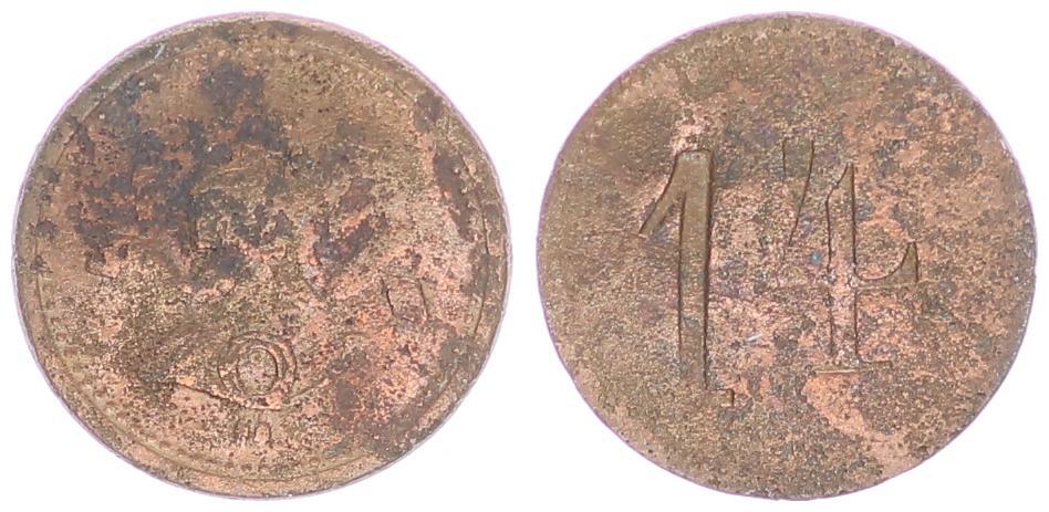 Kolonien / Deutsch-Ostafrika Postmarke mit Kontrollziffer ca. 1900 ...