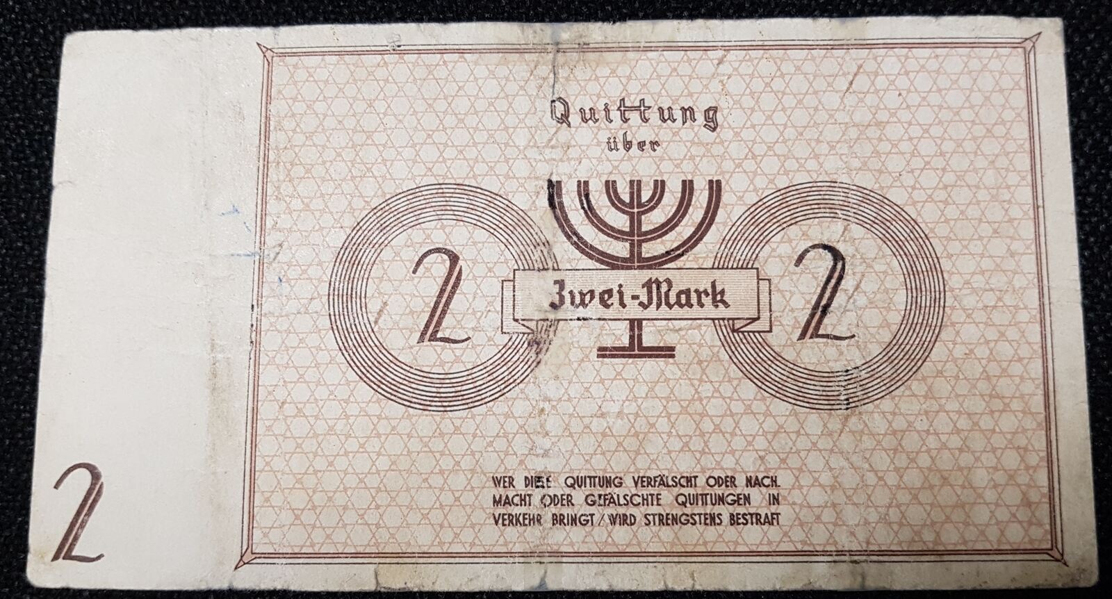 Deutschland / Polen / Getto Litzmannstadt 2 Mark Geldschein Getto ...