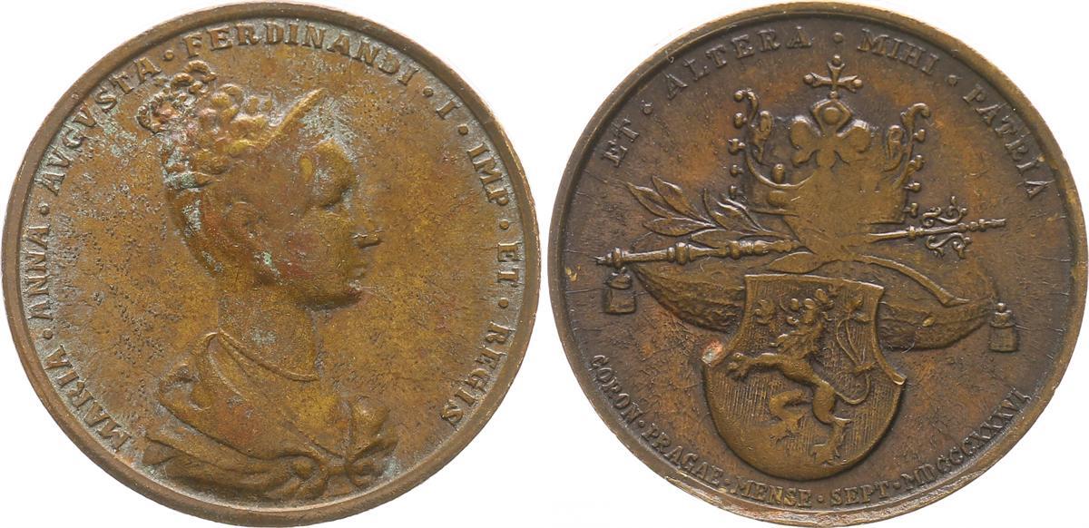 Österreich/ Kaiserreich / 1836 Maria Anna Augusta zur Krönung (1836 ...