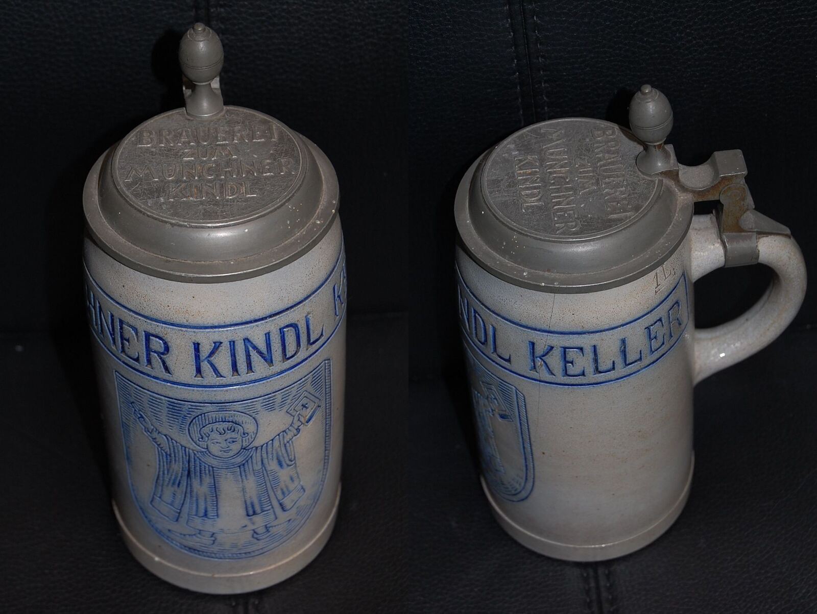 Deutschland Bierkrug Münchner Kindl Bräu Feuerwehrkrug Wunstorf zur ...